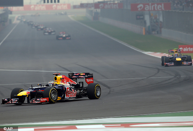 Vettel wins Indian F1 GP