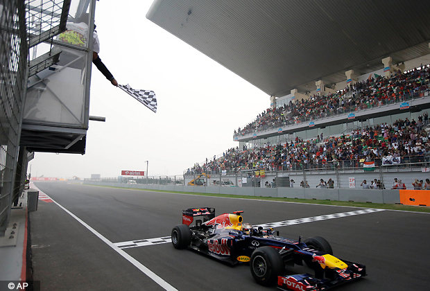 Vettel wins Indian F1 GP