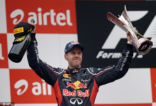 Vettel wins Indian F1 GP