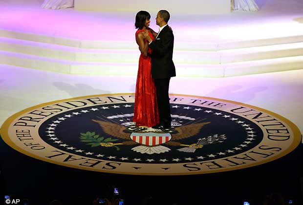 Obamas at Inaugural Ball