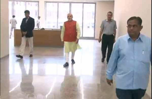 Inside Narendra Modi's hi-tech office