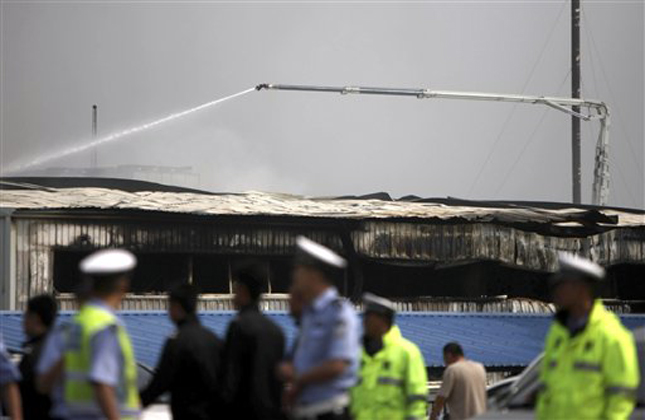 China poultry farm fire