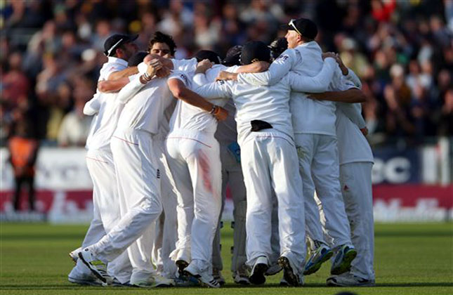 England wins Ashes series