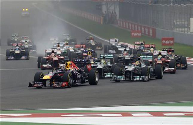 Watch best moments of Formula 1 racing in India