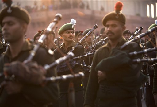 Republic Day parade 2015 rehearsal