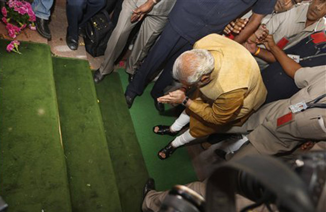 Modi's way to Prime Ministership