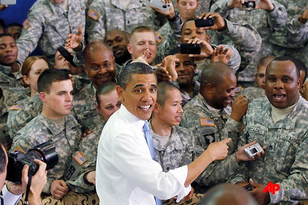 Obama Meets US Special Forces Commandos