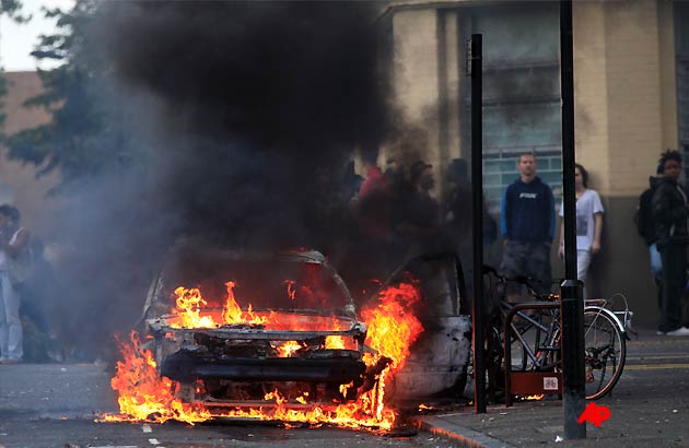 London Riot Spreads
