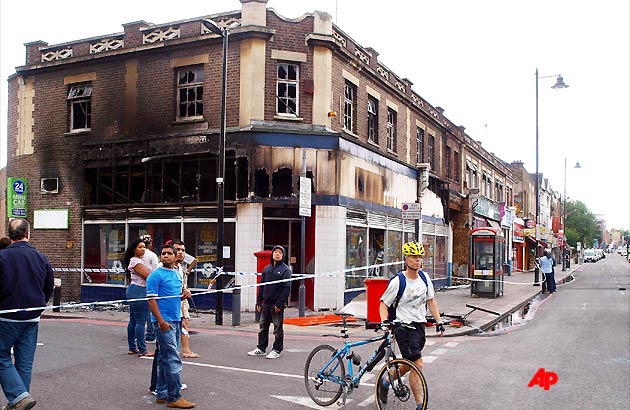 London Riot Spreads